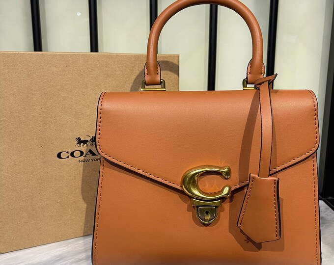 Coach Sammy Top Handle Shoulder Bag With Gold Hardware – Cross Body ...