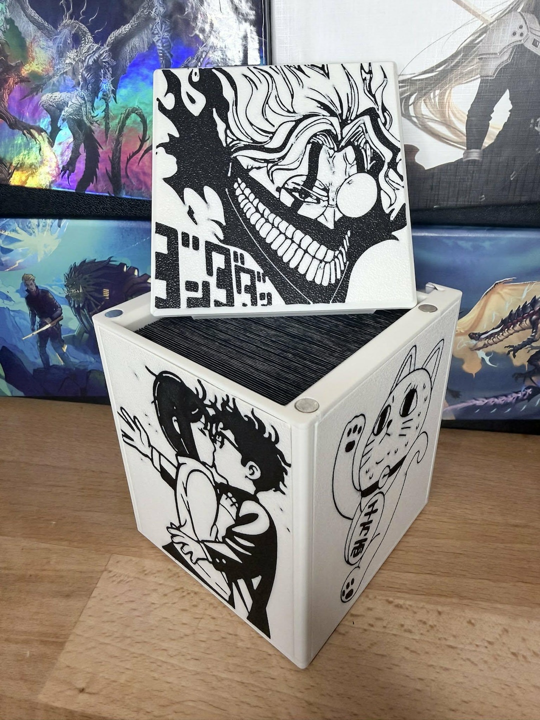 Dan Dan Dan Showcase Deck Box |spellkeeper| 3D Printed TCG Deck Storage ...