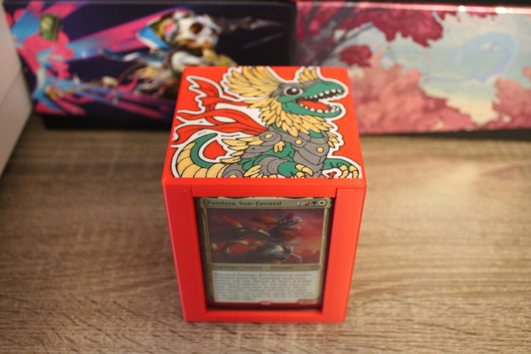 Pantlaza Sun Favored MTG Commander Deck Box |spellkeeper| 3D Printed ...