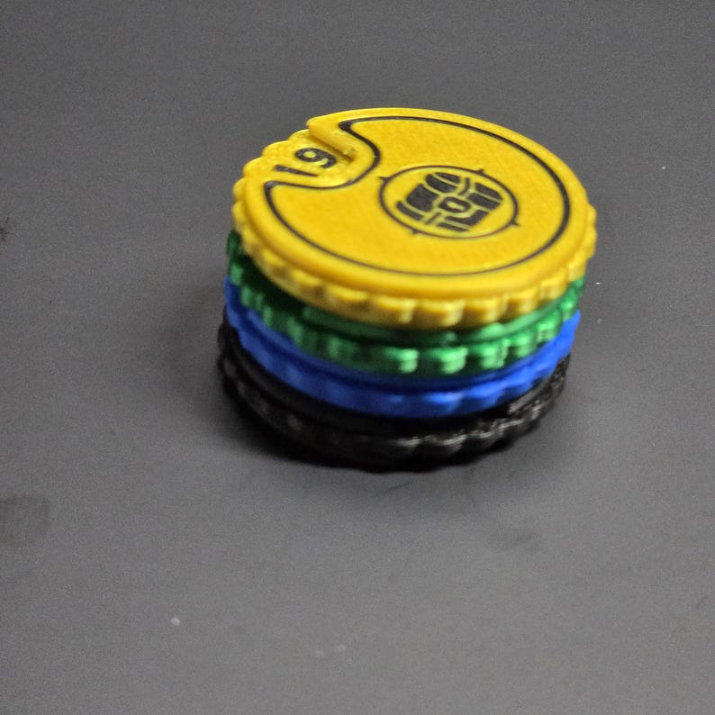MTG Treasure Token Spin Counter | MTG Life Counter 1-20 | Token Tracker ...