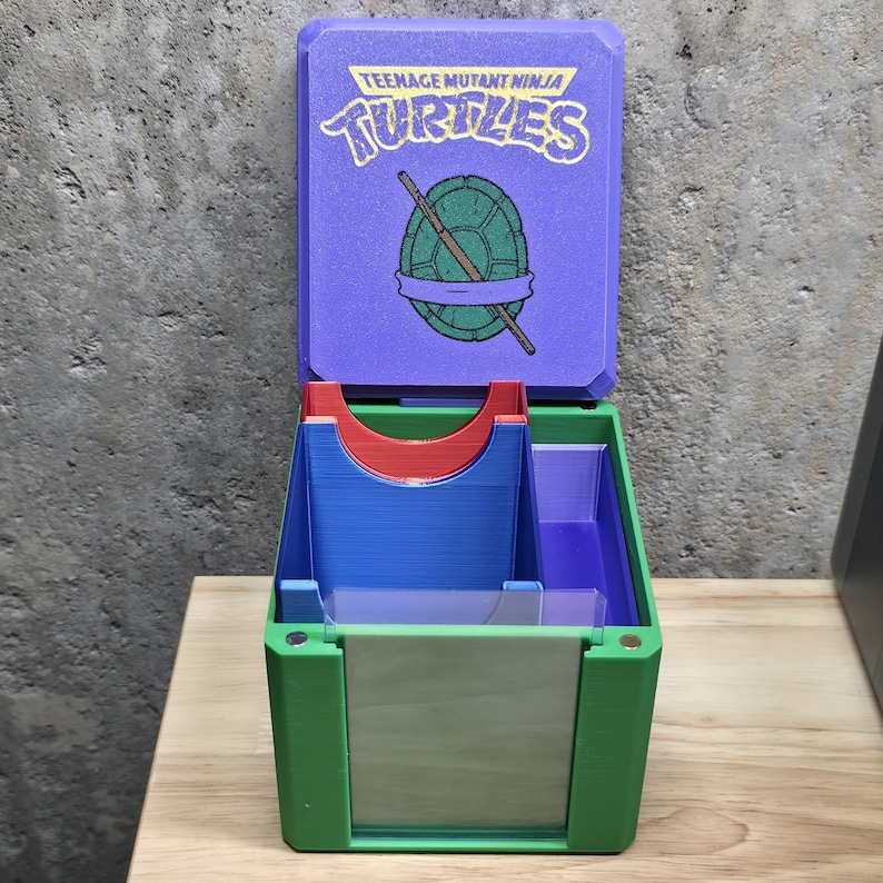 TMNT MTG Deck Box | Donatello Commander Deck Box | 3D Printed TCG Card ...