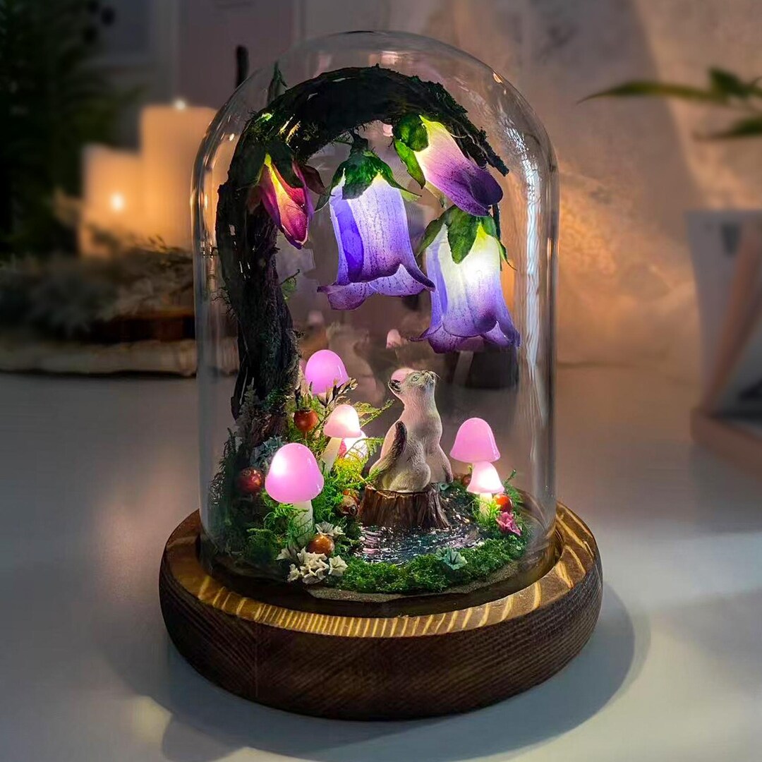 Personalized Pet Memorial Night Light, Custom Cat or Dog Figurine ...