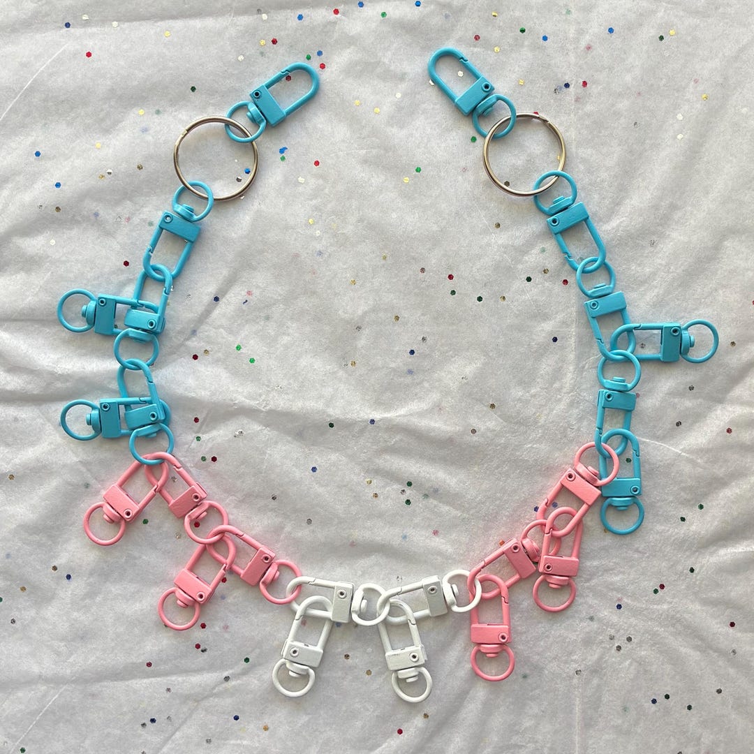 Pride Flag Belt Chain - Etsy