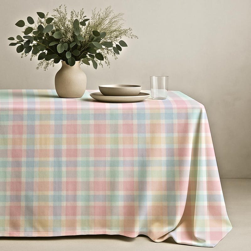 Plaid Tablecloth - Etsy