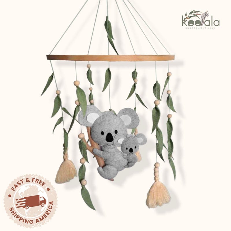 Koala Baby Mobile - Etsy