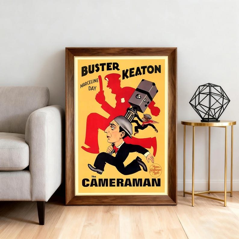 The Cameraman Movie Poster | Classic Films | Home Theater ...
