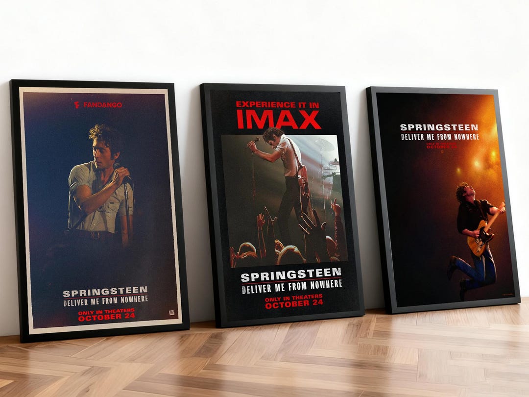 Springsteen Deliver Me From Nowhere Movie Poster | Home Theater ...