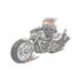 Ghost Rider Bike Kiss-cut Stickers | Motorcycle Decals | Biker Laptop ...
