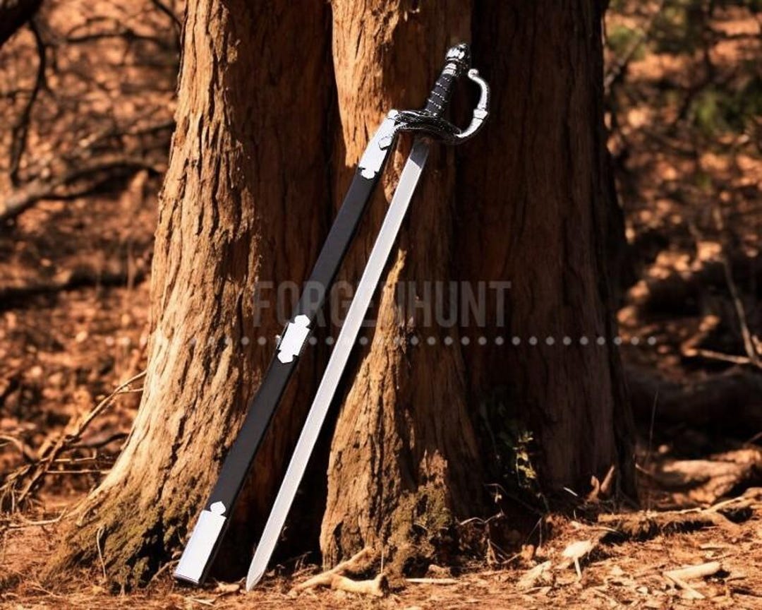 Zorro Rapier Sword With Scabbard, Handmade Movie Prop Sword, Legend of ...