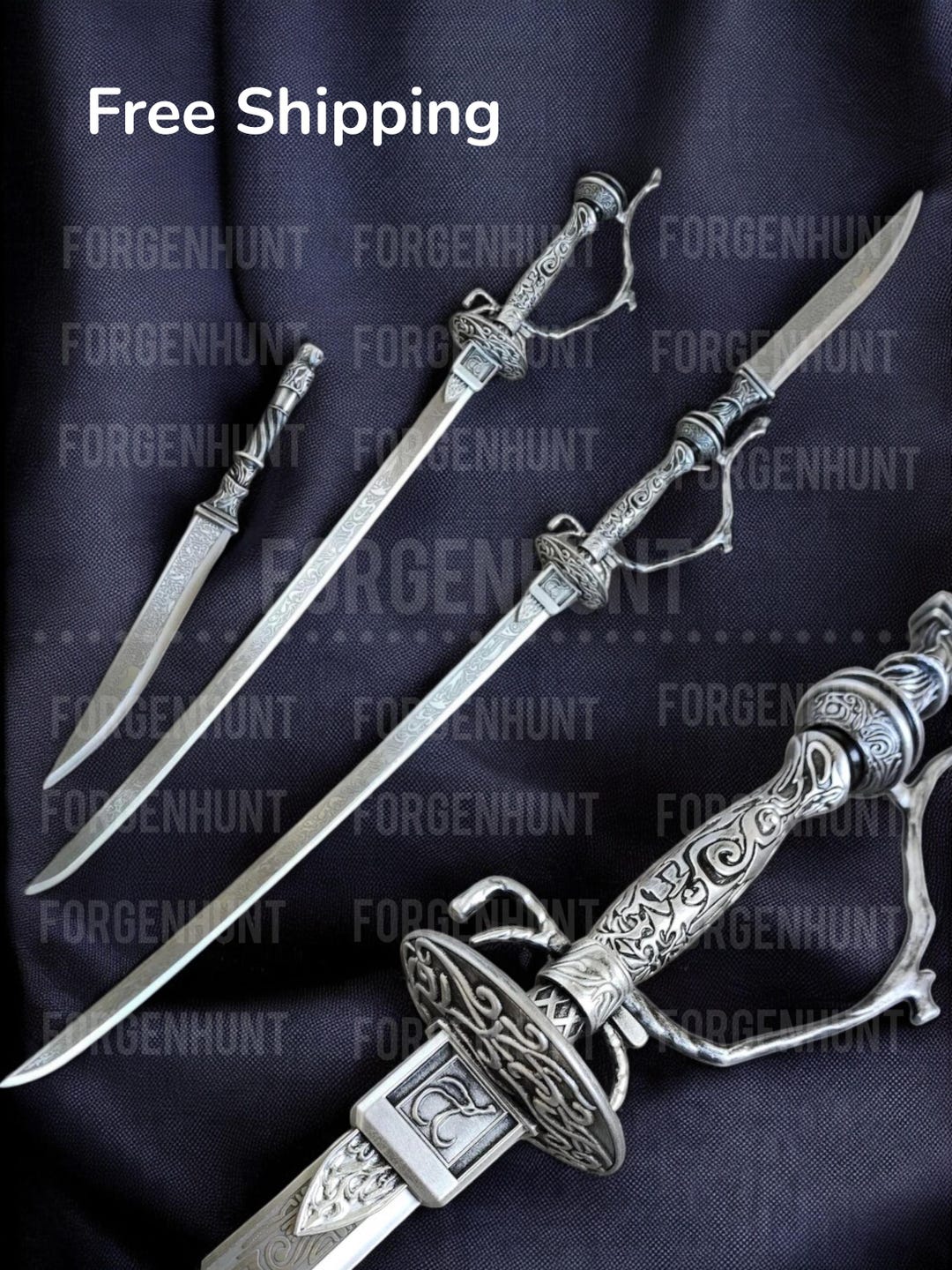 Rakuyo Sword of Lady Maria, Dual Blade Sword, Bloodborne Dual Blade ...