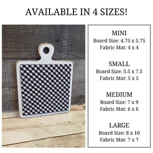 BASIC SQUADDLE COLLECTION, Premade Wood Blank With Fabric Mat, Cross ...