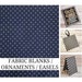 BLUE PLUS SIGN, Fabric Blank, Ornament, Fabric Easel, Pick Your Cross ...