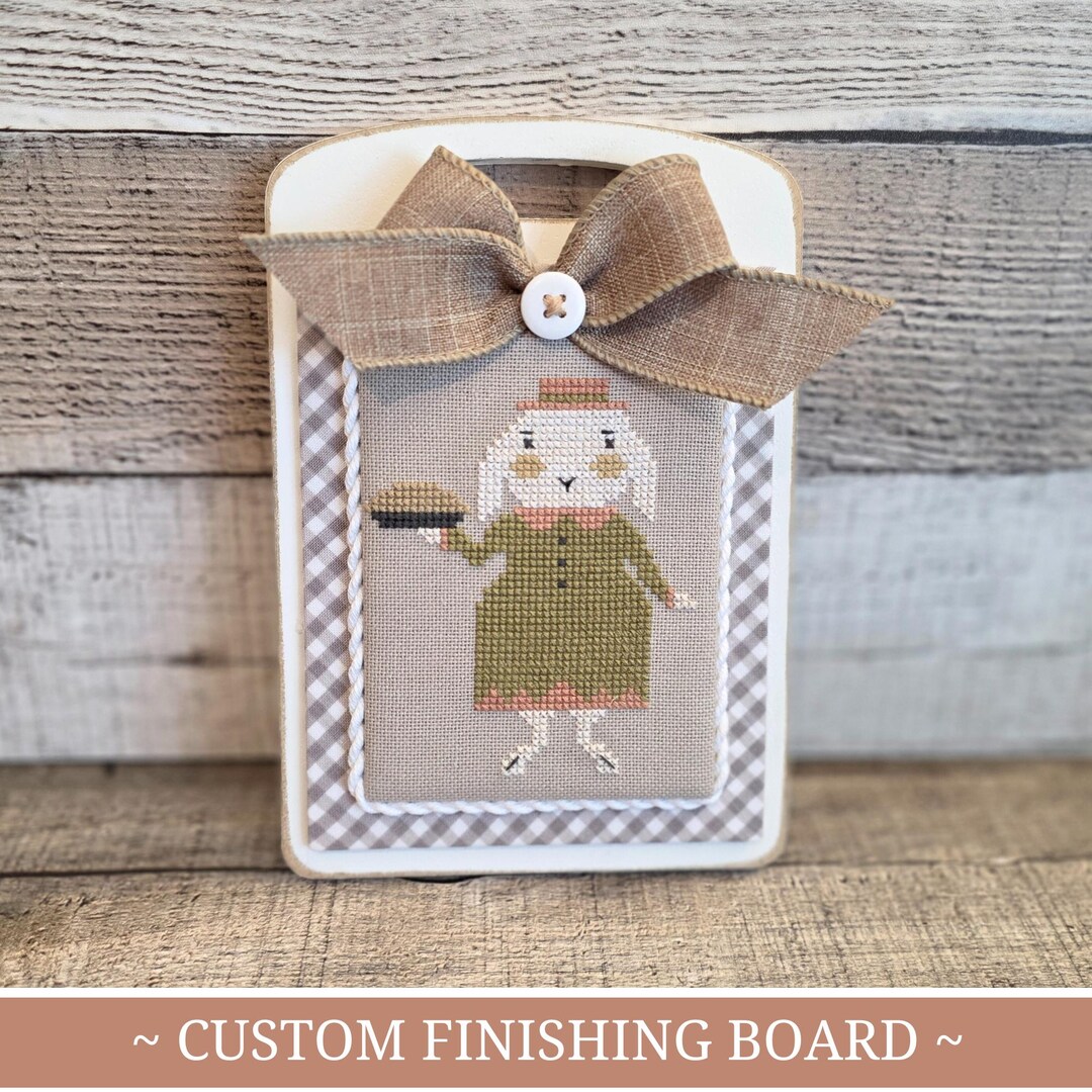 MINI BREADBOARD (white) - Cross Stitch Finishing Board, Wood Blank With ...