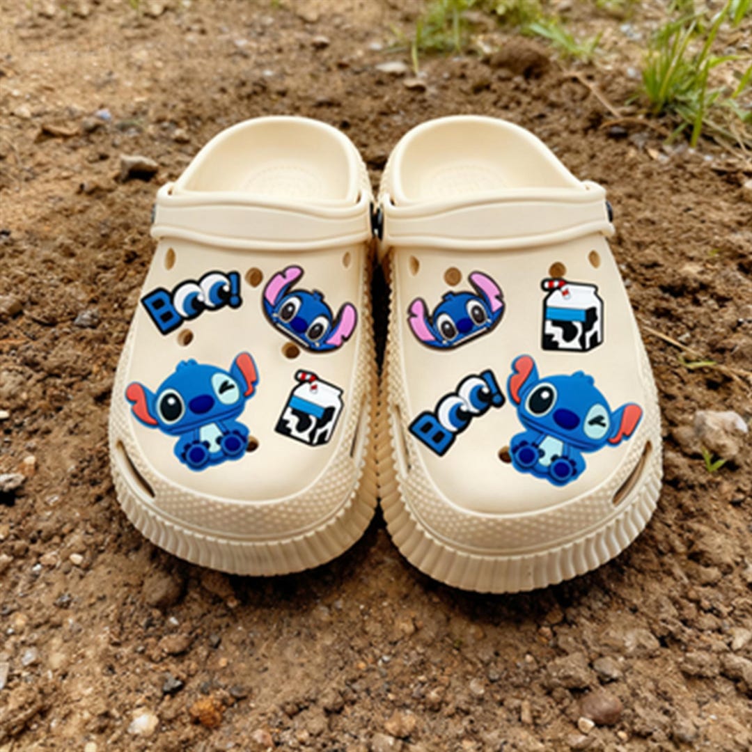 Stitch Crocs Charms | Lilo & Stitch Jibbitz Shoe Accessories | Holey ...