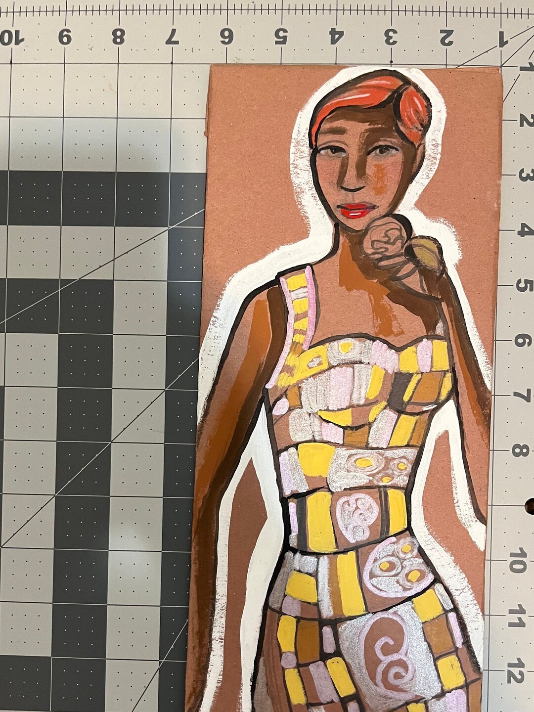 Art Sale Painting Acrylic Figure Figurative Art Woman - Etsy