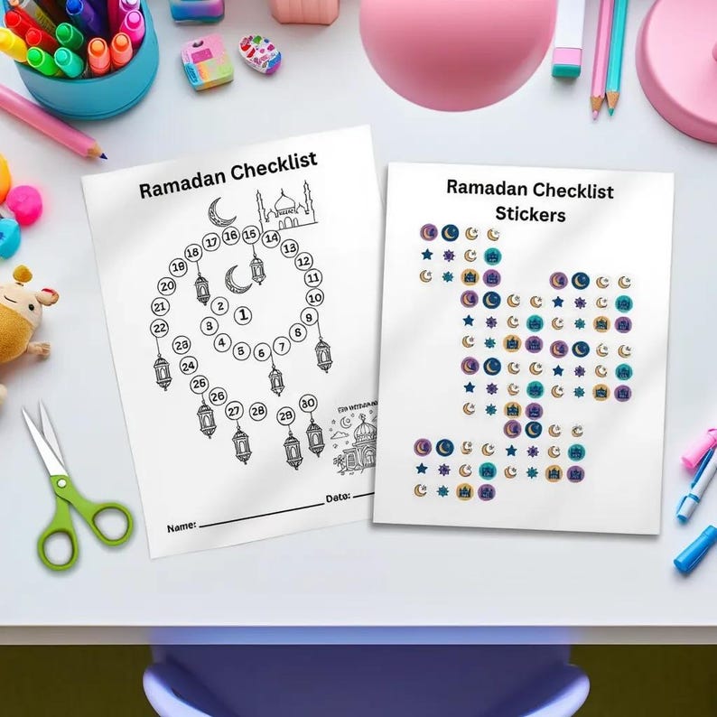 Ramadan Activity Sheets 2026 Printable PDF, Kids Ramadan Activity Book ...