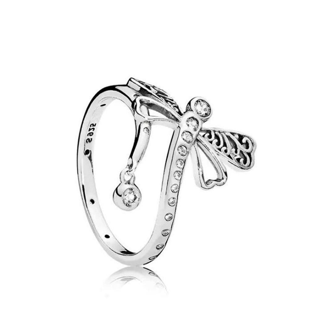 Pandora Silver Dreamy Dragonfly Ring S925 Ale - Etsy