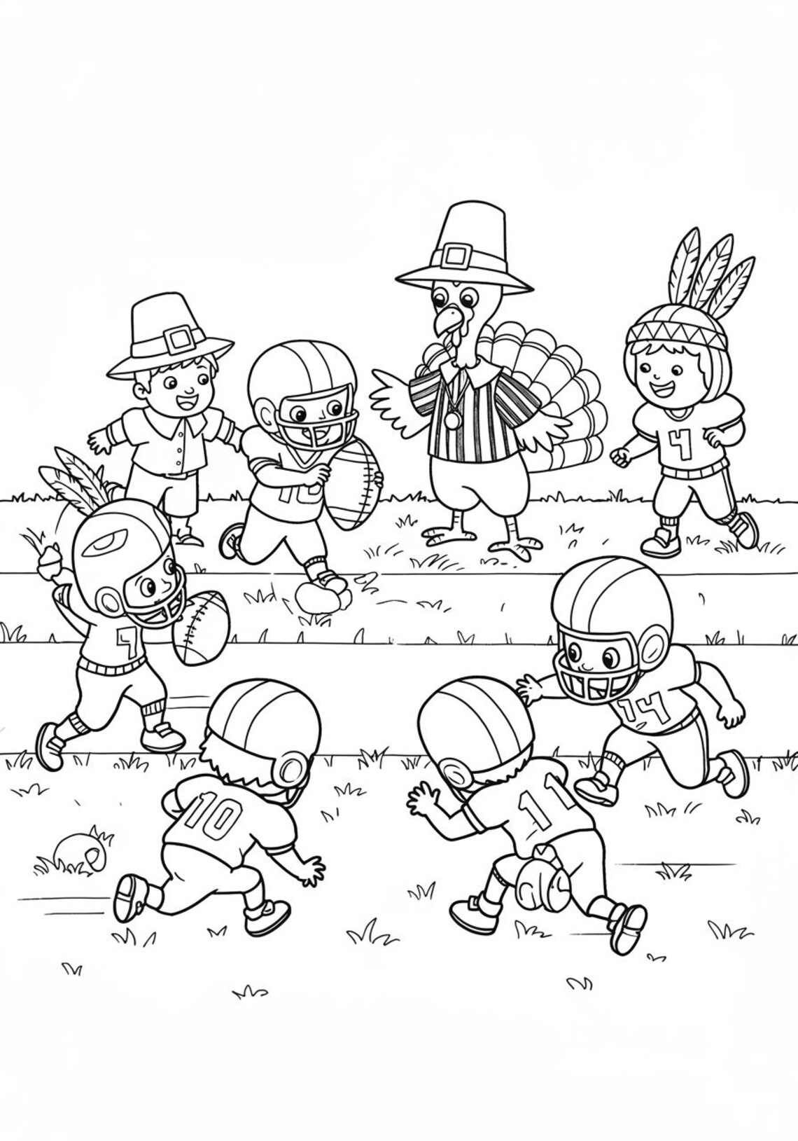 Thanksgiving Coloring Book for Kids | Fun Fall Activities, Pumpkins ...