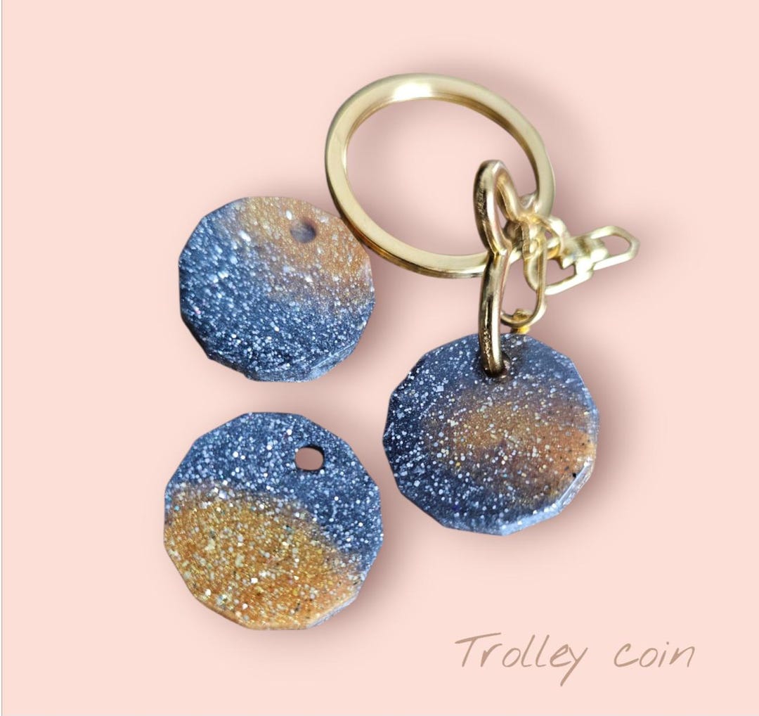 Keychain Trolley Token: Shopping Cart Coin - Etsy