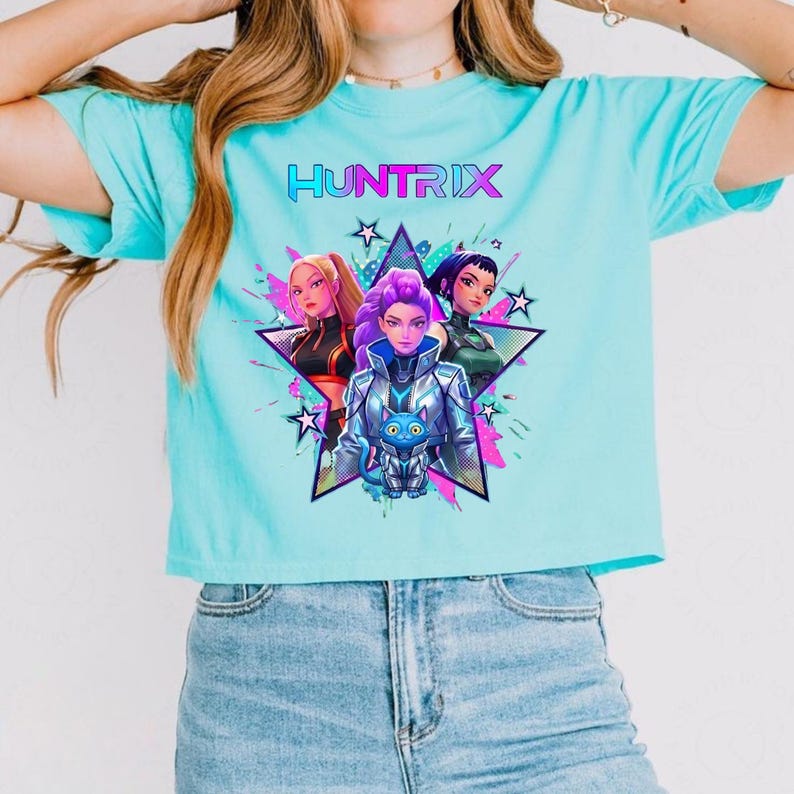 KPOP Demon Hunters PNG, Kpop Huntrix PNG, Kpop Idol Group Shirt Design ...