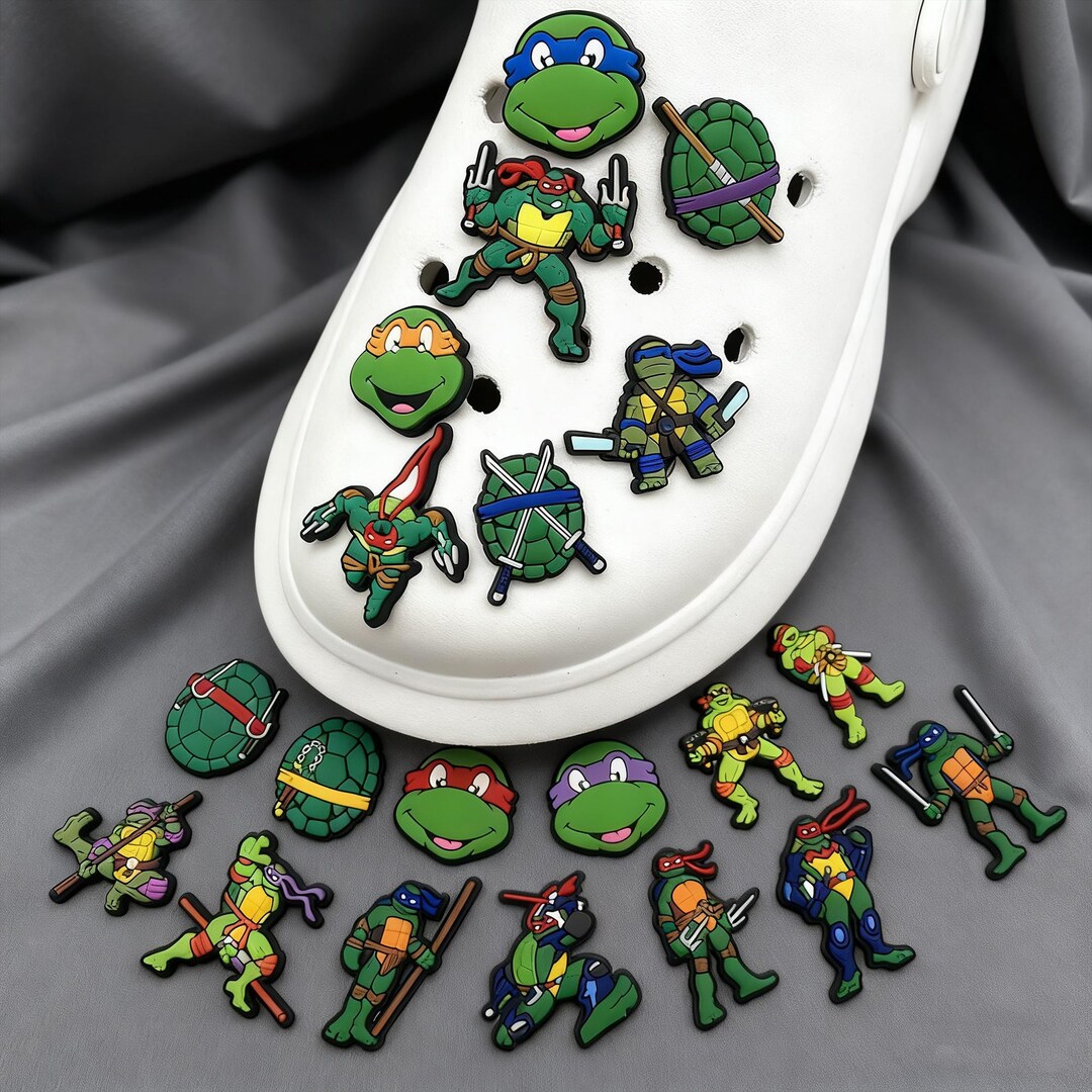 Teenage Mutant Ninja Turtles Crocs – Leonardo, Michelangelo, Donatello, Raphael Cartoon Slippers ...