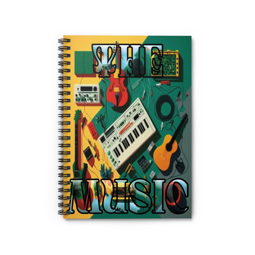 Music-themed Spiral Notebook - Journal for Musicians & Music Lovers ...