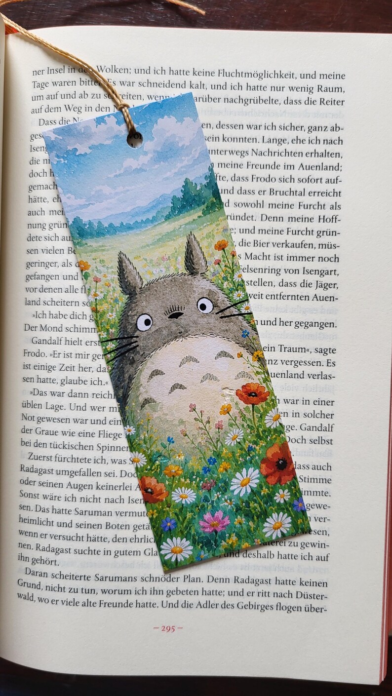 Lesezeichen Set, Totoro inspiriert, Geschenk für Buchliebhaber, Anime ...