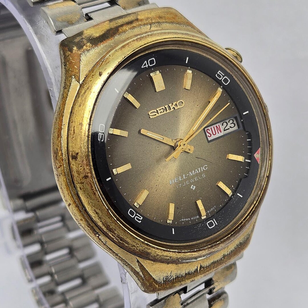 Seiko Bell-matic 4006-6060 Automatic Day/date Vintage Men’s Watch - Etsy