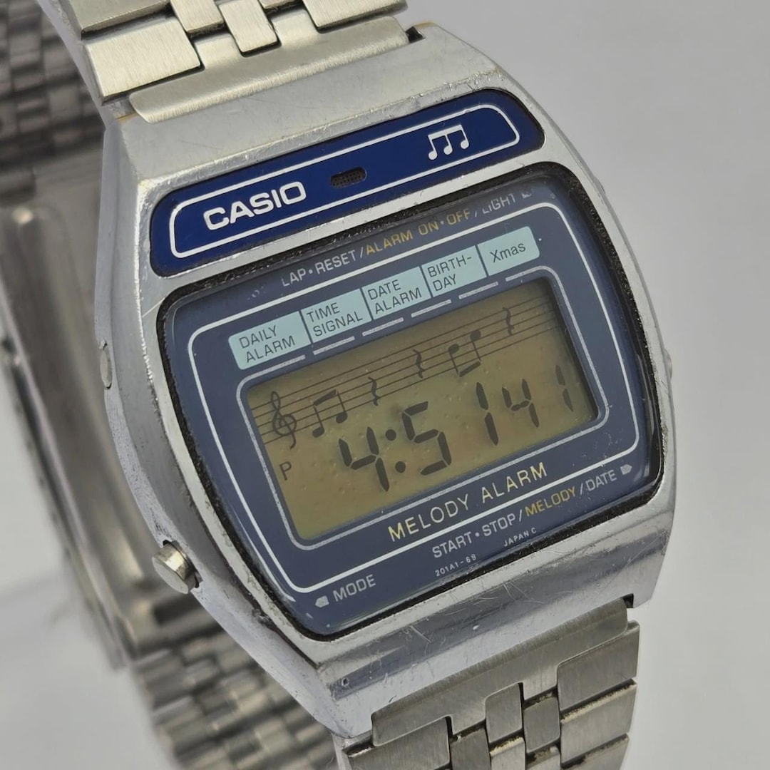 Casio Melody Alarm M-1230 Digital 82 Vintage Watch - Etsy