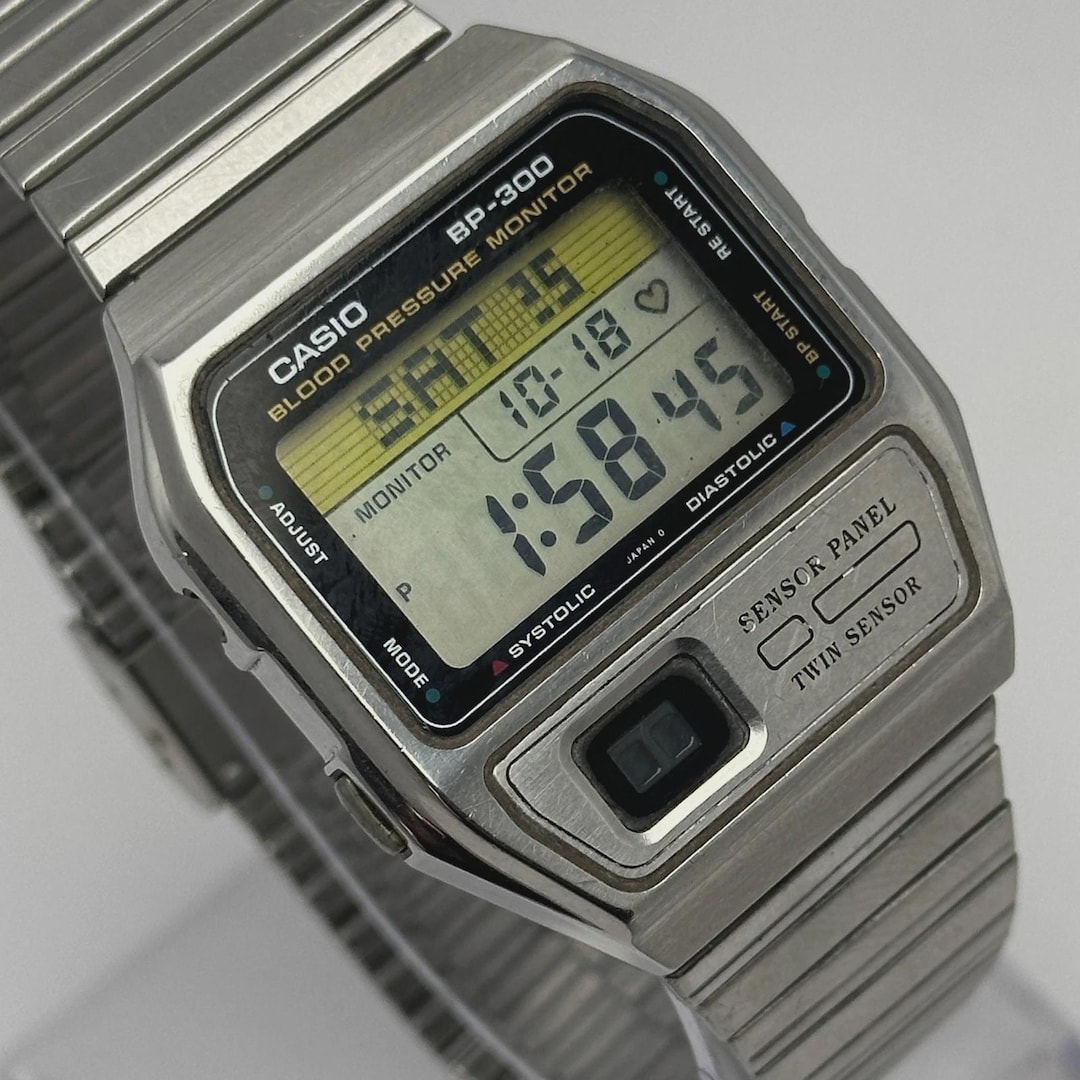 Casio BP-300 Blood Pressure Monitor Digital Vintage Watch - Etsy