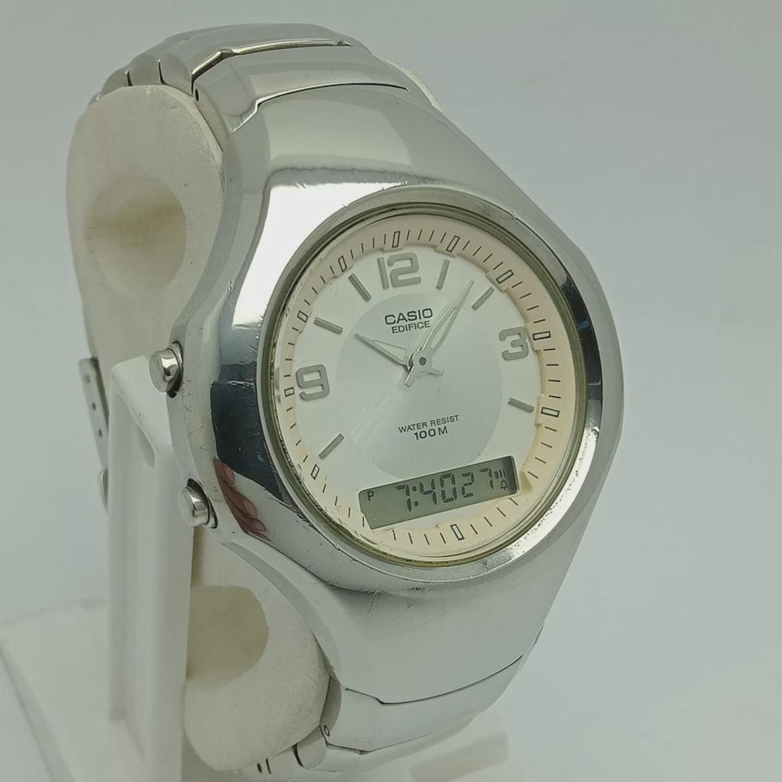 Casio Edifice 1301 Quartz EFA-102 Ana Digi Vintage Men’s Watch - Etsy