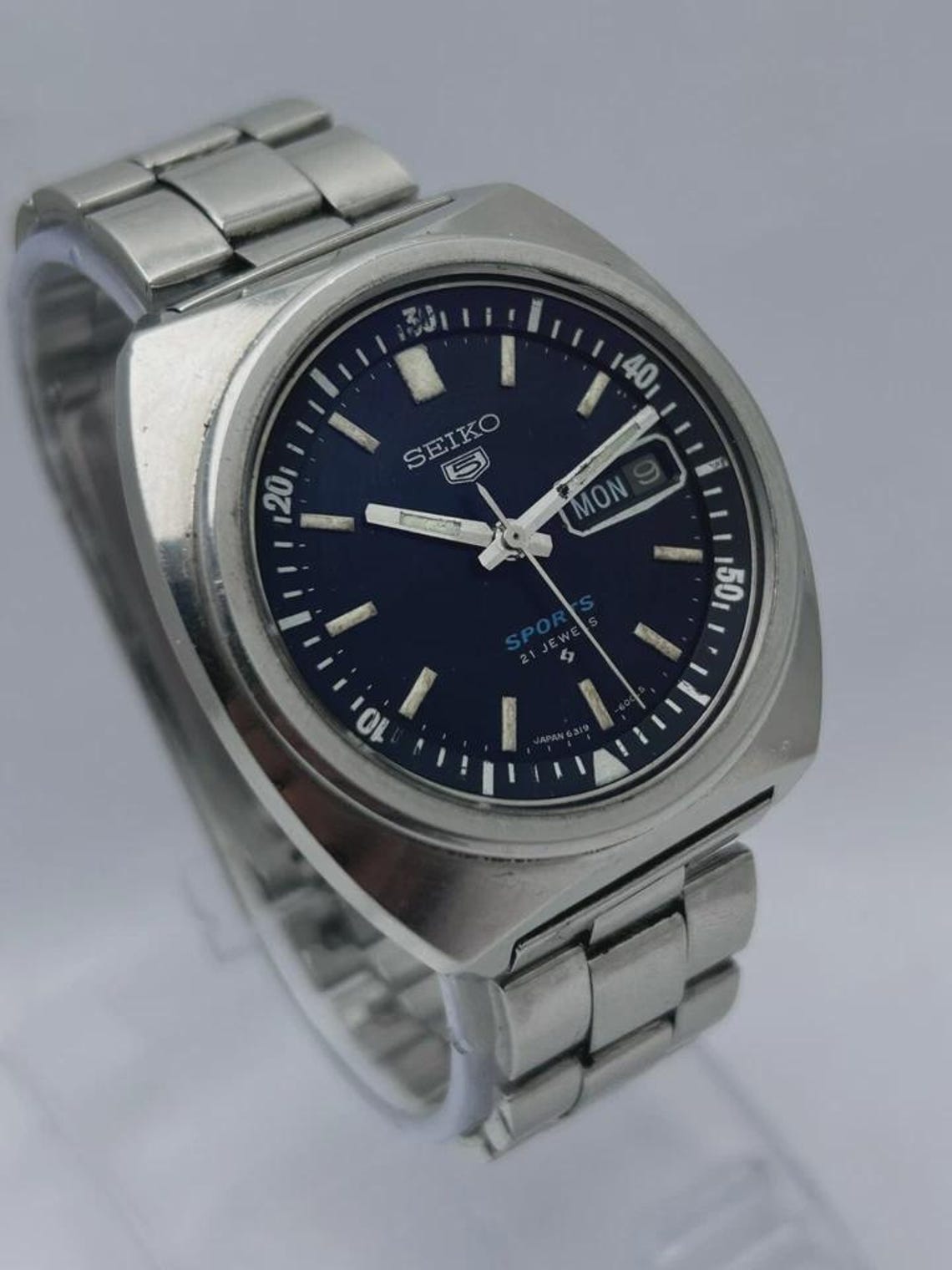 Seiko 5 Sports 6319-6000 Day/date Vintage Men's Watch - Etsy