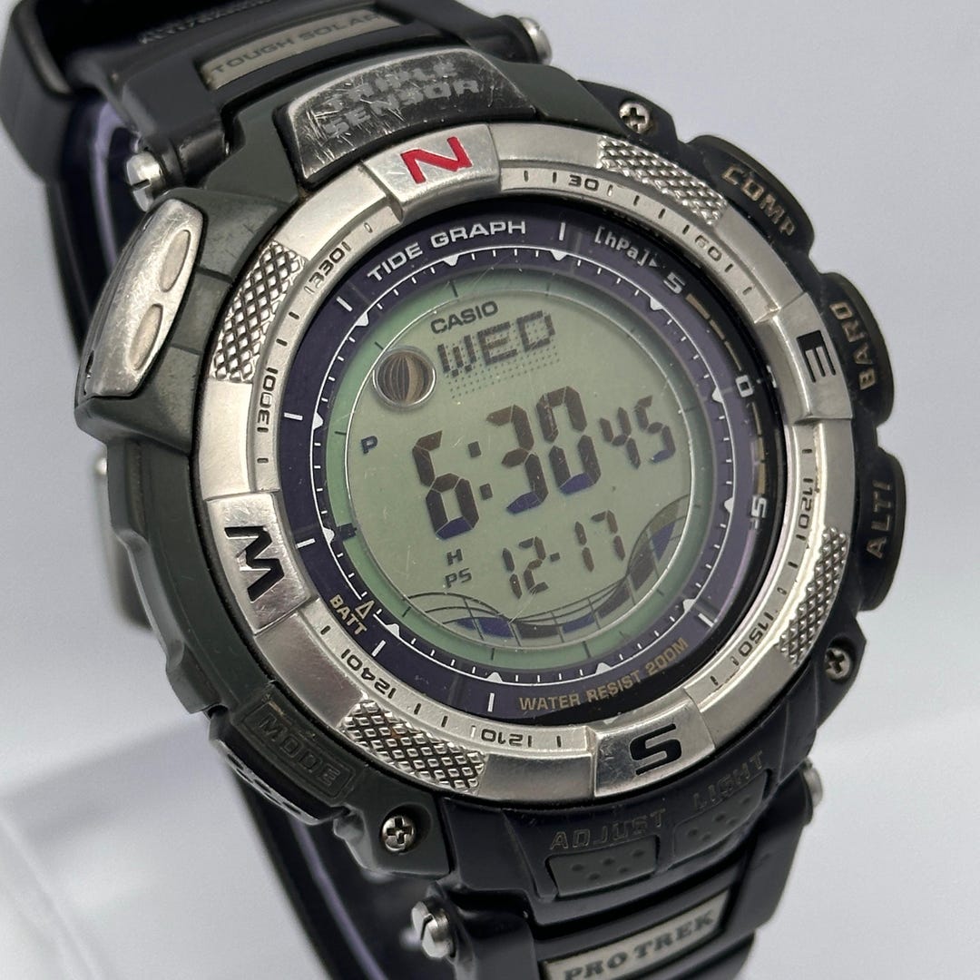 Casio Pro Trek PRG-130 Triple Sensor 3135 Digital Men’s Watch - Etsy