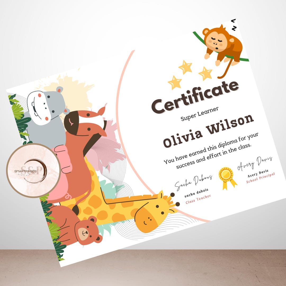 Super Learner Certificate – Printable Award for Kids, Classroom or ...