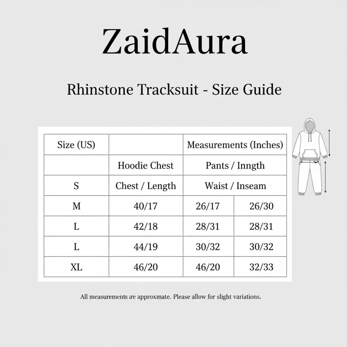 Luxury Black Rhinestone Tracksuit - Sparkly Y2K Hooded Sweatsuit for ...
