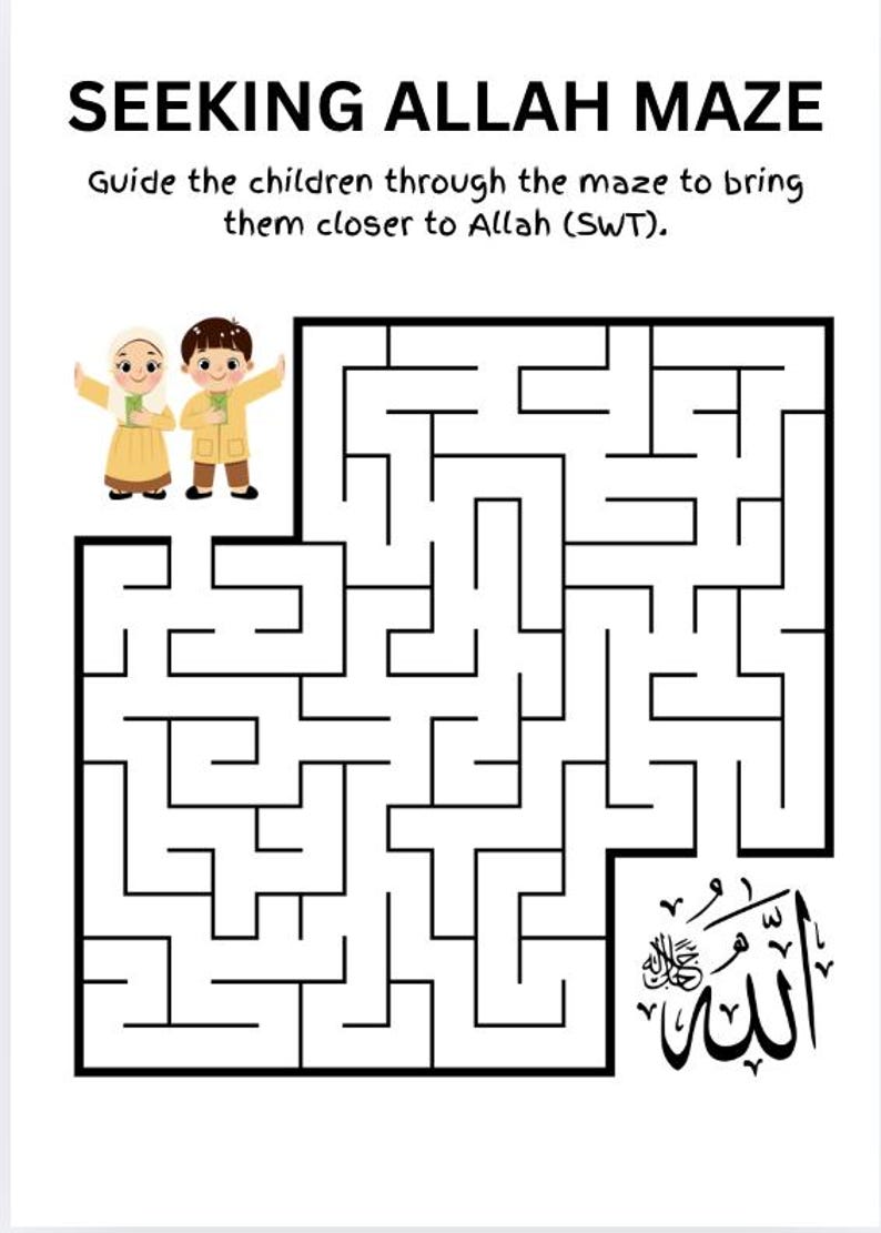 5 Pillars of Islam Activity Book - Etsy