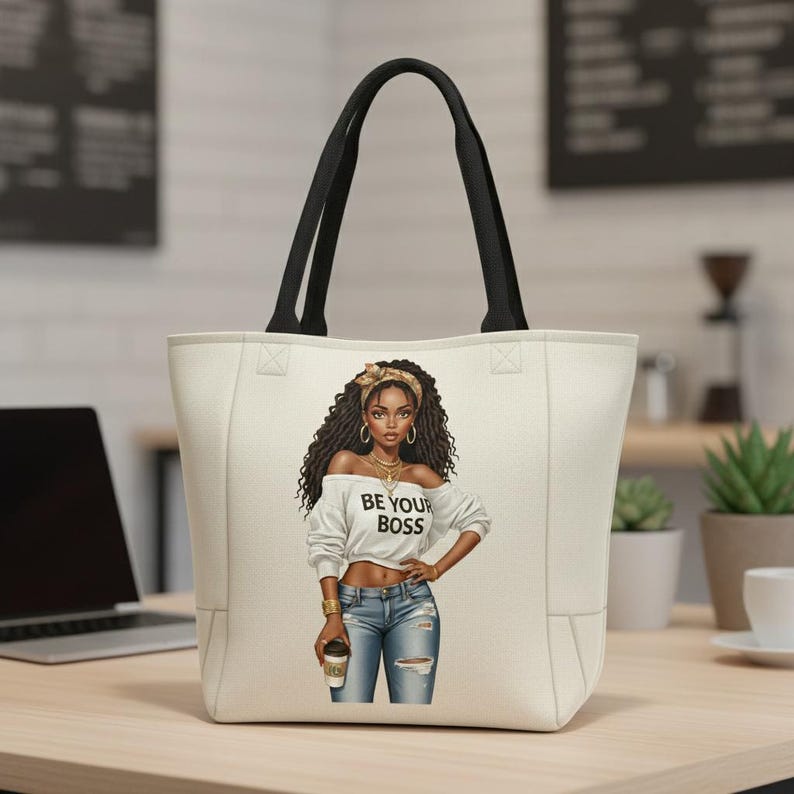 Black Woman Empowerment Clipart, 15 PNG, Cozy Sweater, African American ...