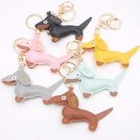 Pug Wooden Keyring Olive Wood Dog Key Chain - Etsy
