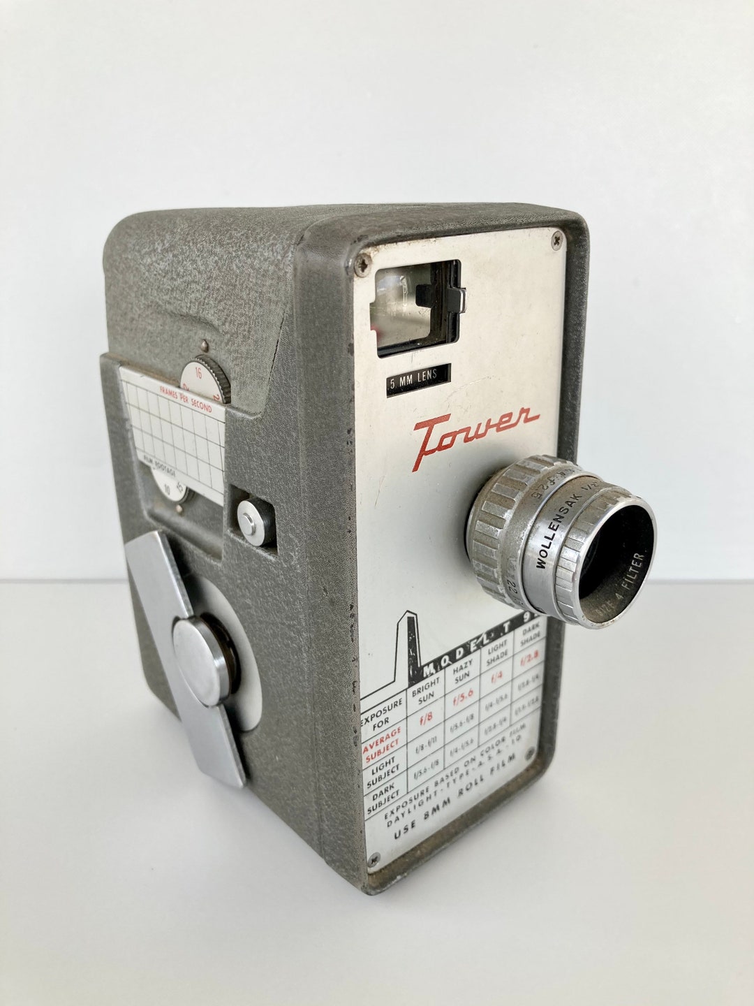 Vintage Film Movie Camera - Vintage Tower T-92 8mm Film Movie Camera - Etsy