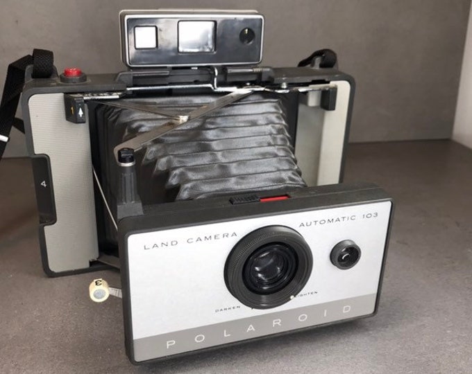 Wow -vintage Polaroid Accordian Style Model 103 Land Camera - Etsy