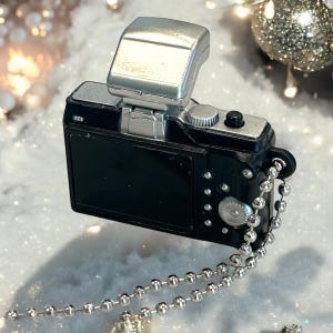 Mini Camera Necklace - Working Flash and Shutter Sound - Miniature ...