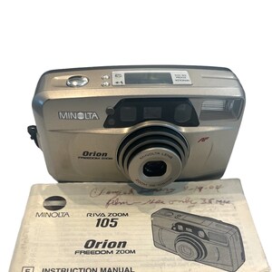 Vintage 35MM Film Camera - Point and Shoot Minolta Orion Freedom Zoom ...