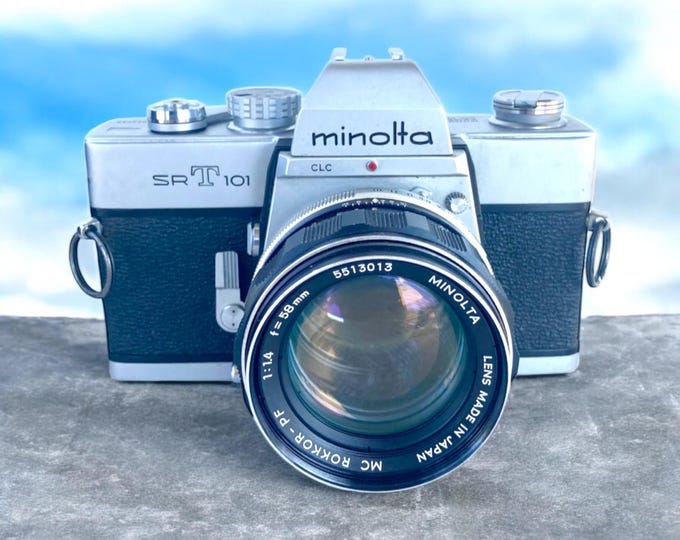 Vintage 35mm Film Camera Minolta SRT 101 Model 35MM Camera- We Have a ...