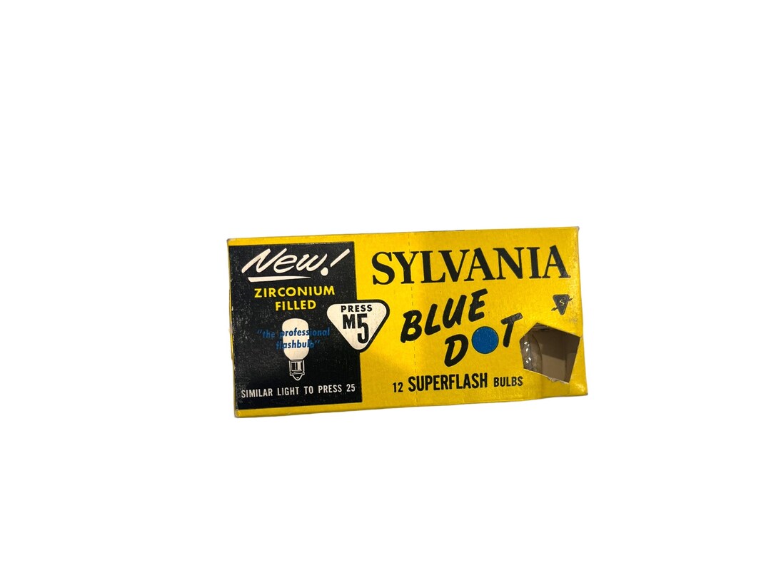 Vintage Flash Bulbs - Sylvania M5 Clear Flashbulbs - Unused - 12 Bulbs ...