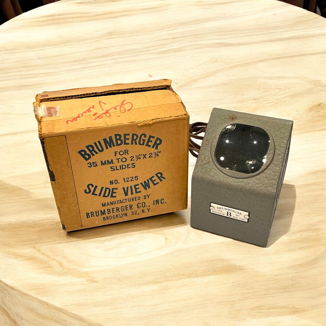 Vintage Electric Slide Viewer - Picture Slide Viewer - Brumberger Slide ...