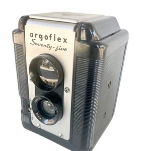 Vintage Twin Lens Film Camera - Vintage Argus Argoflex Seventy-five TLR ...