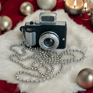 Mini Camera Necklace - Working Flash and Shutter Sound - Miniature ...