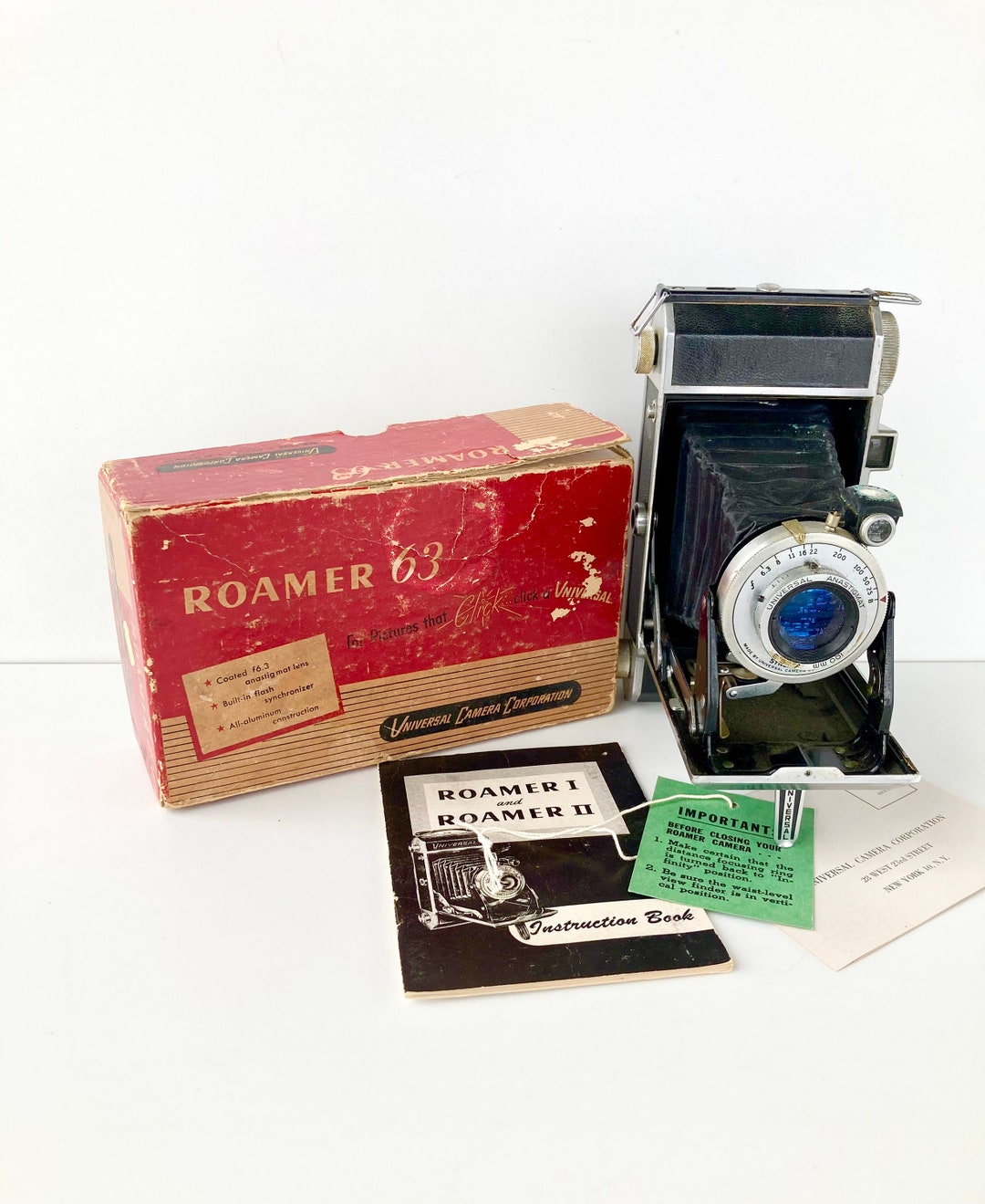 Vintage Film Camera - Rare Universal Roamer 620 Film Camera - 1930's ...