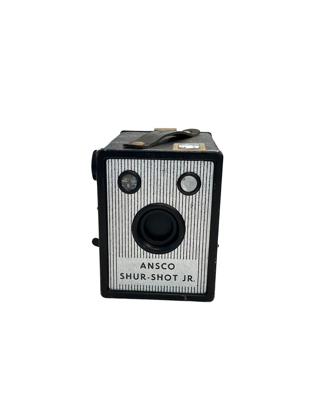 Vintage Film Box Camera Ansco Shur Shot Jr. Art Deco Box Camera Check ...