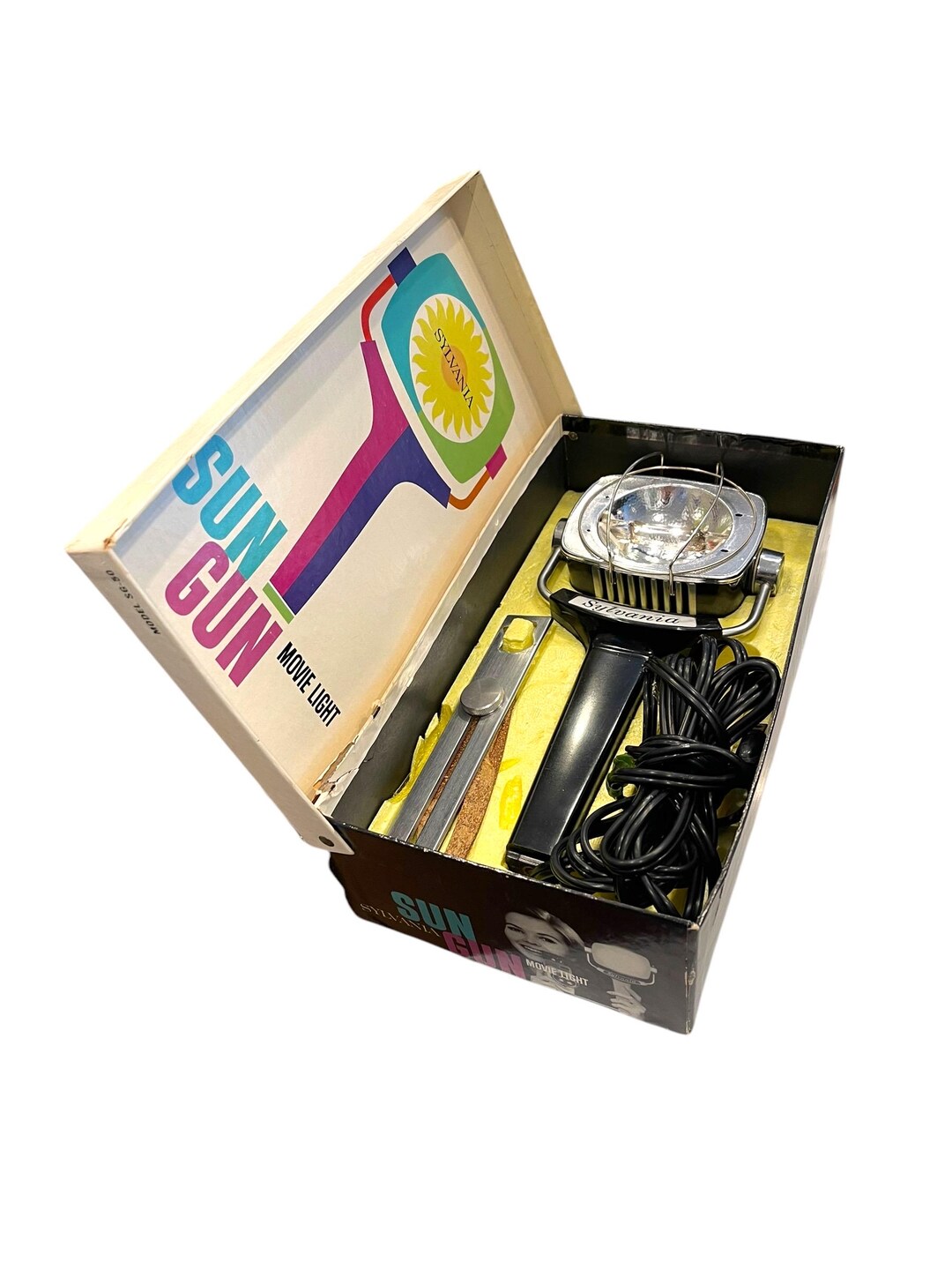 Vintage Sylvania Sun Gun Movie Camera Light - Photography Light - Spot ...